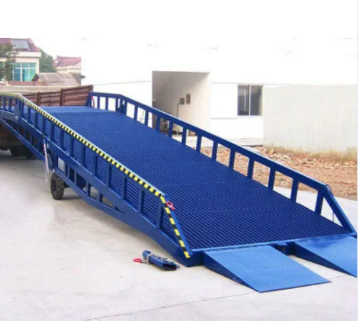 10T hydraulic mobile dock leveler loading container - Suzhou East ...